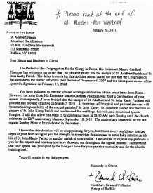 Letter from Bishop Kmiec to Saint Adalbert Basilica – Broadway Fillmore ...
